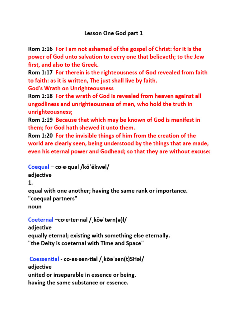 One God scriptures Koon lesson 20 | PDF | Jesus In Islam | Jesus