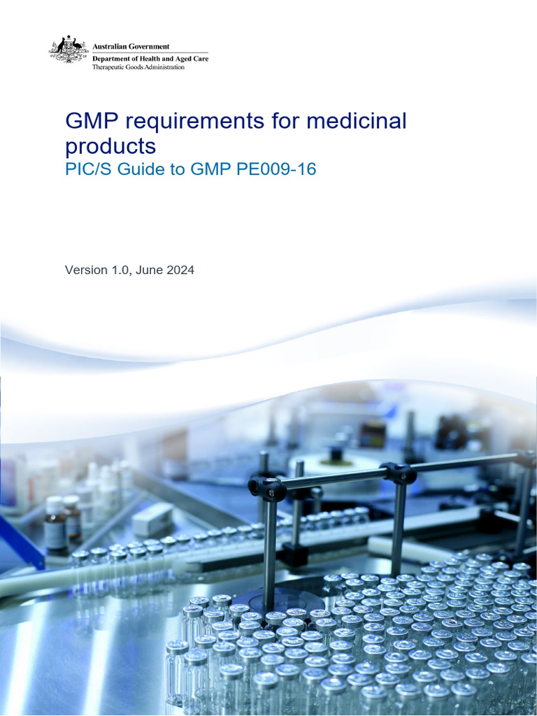2024 TGA GMP Guideline For Medicinal Products | PDF | Clinical Trial | Specification (Technical ...