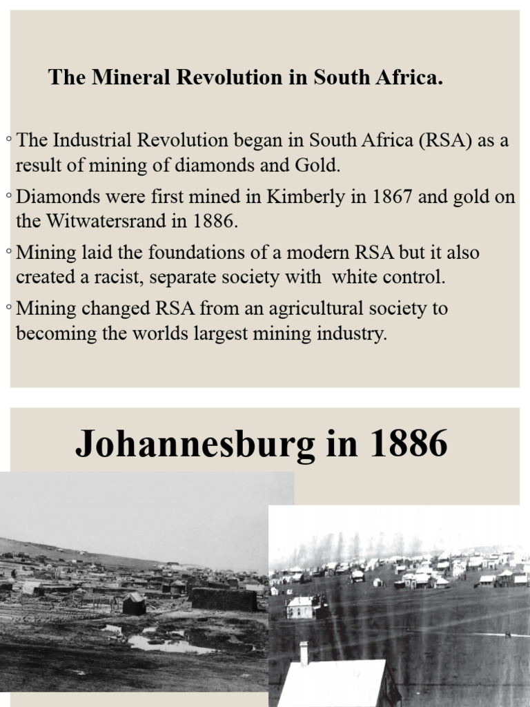 Term 2 Mineral Revolution | PDF | Mining | Gold