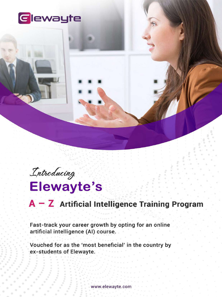 Artificial Intelligence Course Curriculum - Elewayte | PDF