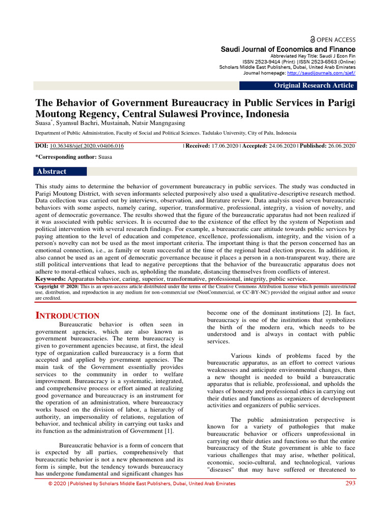 6-Bureaucracy in Public Services | PDF | Bureaucracy | Leadership