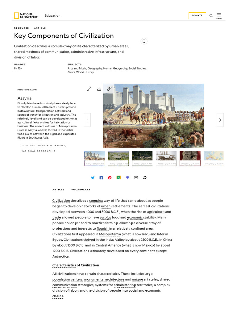 Key Components of Civilization | PDF | Angkor | Ancestral Puebloans