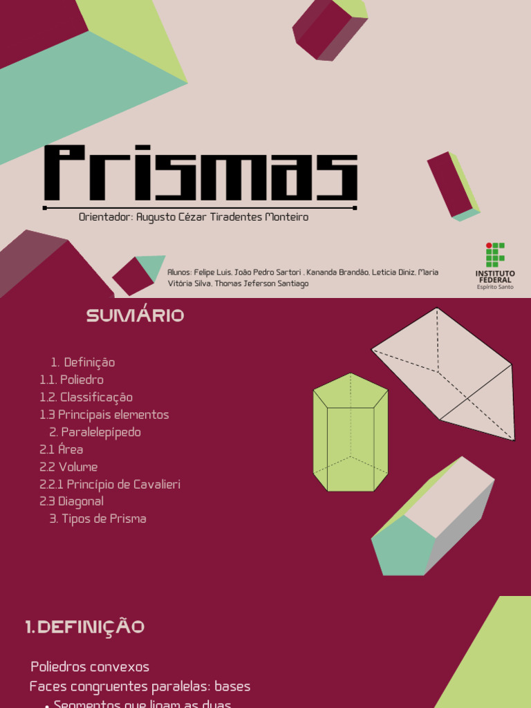 PRISMA | PDF | Geometria Elementar | Euclides