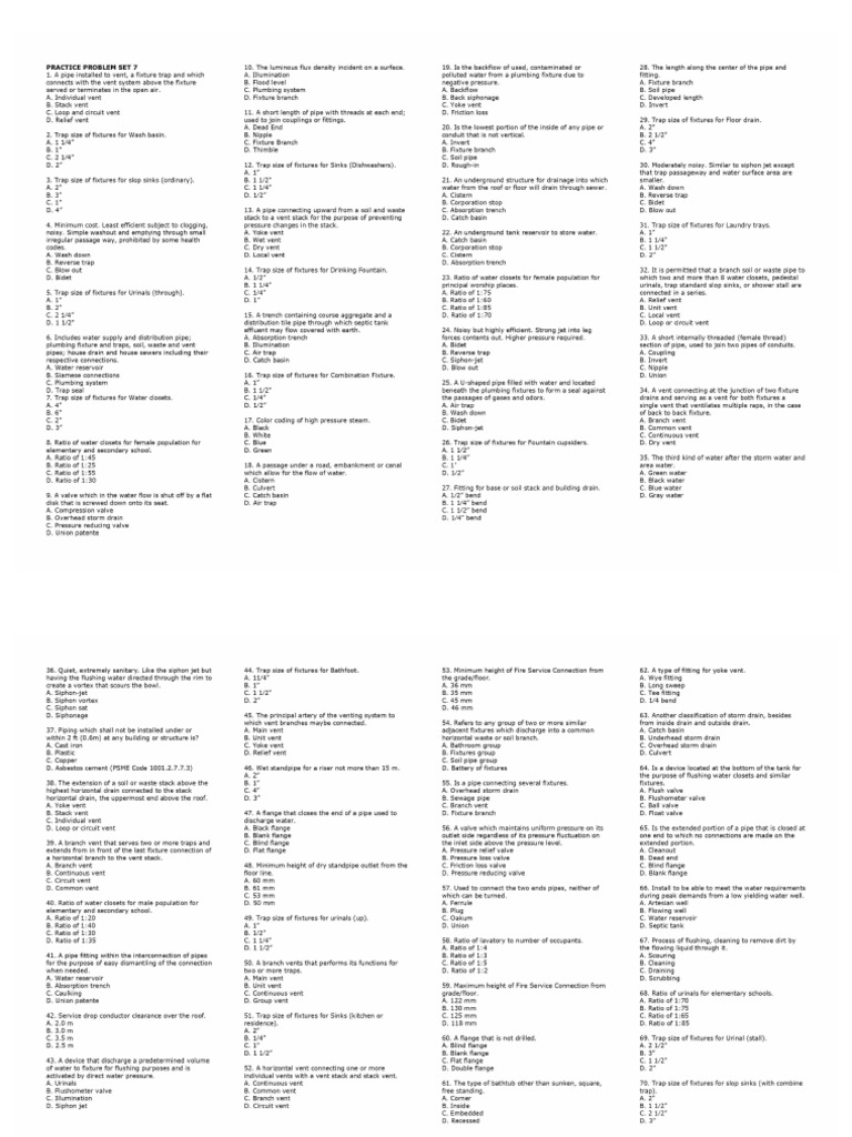 Practice Problem Set 7 | PDF Practice Problem Set 7 | PDF