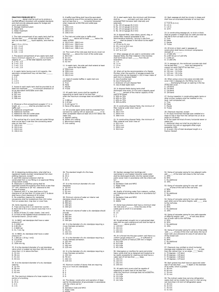 Practice Problem Set 5 | PDF