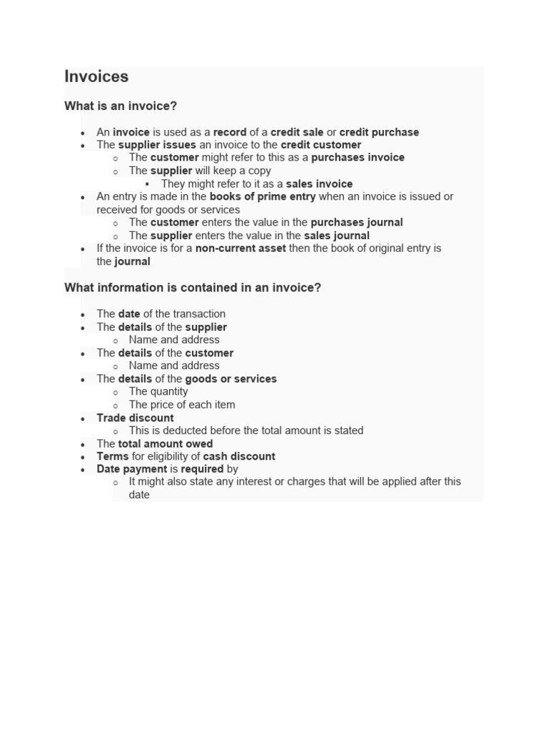Invoices | PDF | Debits And Credits | Economies