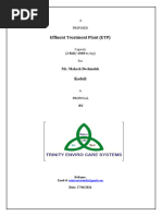 STP Plant Design Model | PDF | Sewage Treatment | Industrial Processes