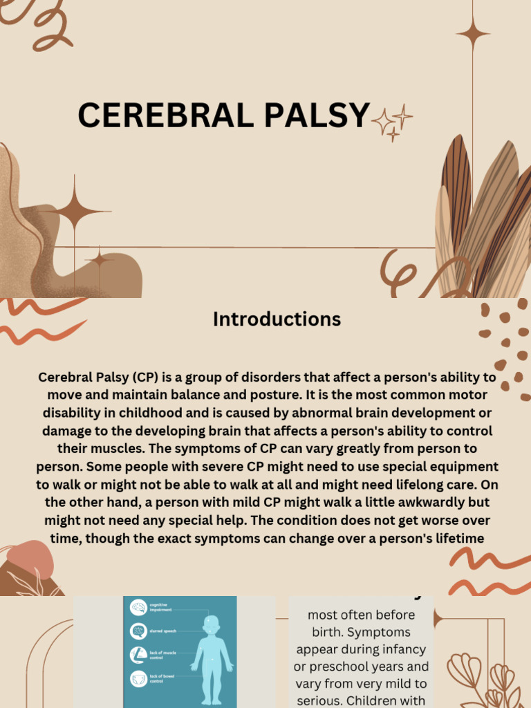 Cerebral Palsy Pdf Cerebral Palsy Neurology