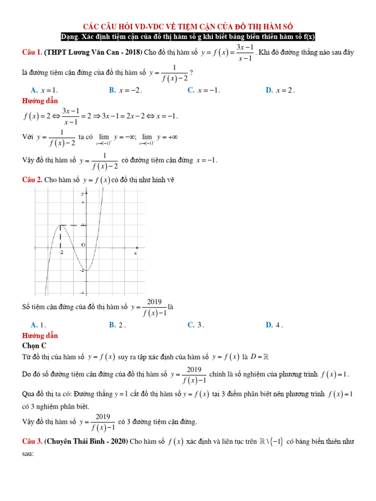 Cac Cau Hoi VD VDC Tiem Can | PDF