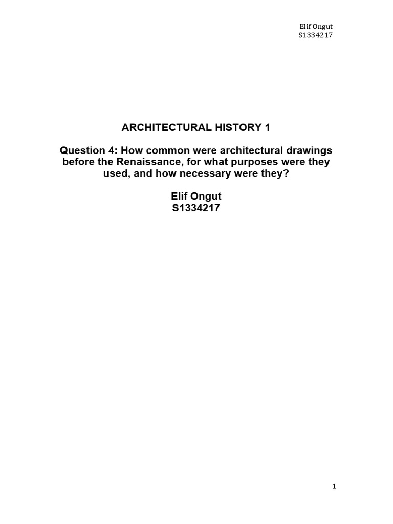 Origins_of_Architectural_Drawing | PDF | Mesopotamia | Gothic Architecture