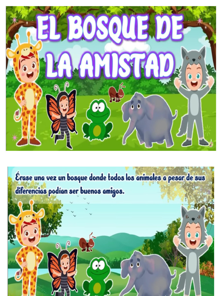 Cuento El Bosque De La Amistad Pdf