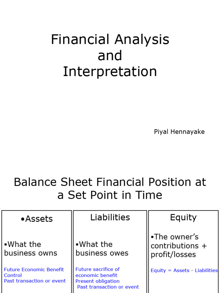 Use of Financial Statements | Download Free PDF | Equity (Finance) | Debt