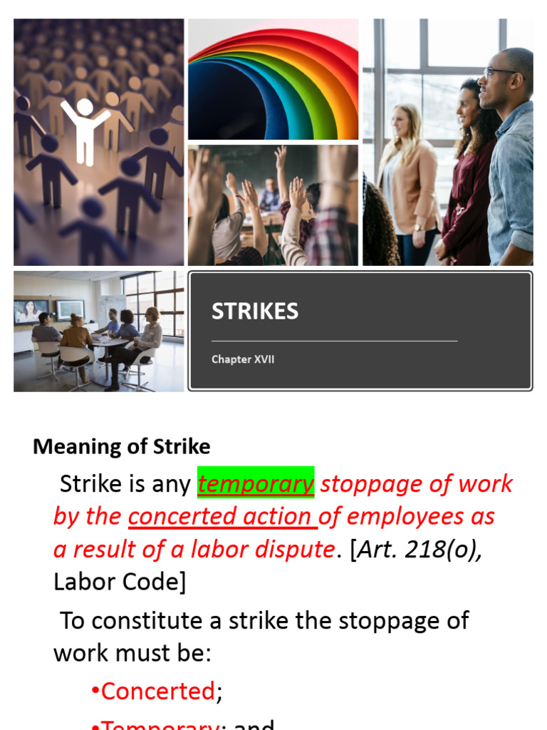 Understanding Strikes and Labor Disputes | PDF | Strike Action | Labour Law