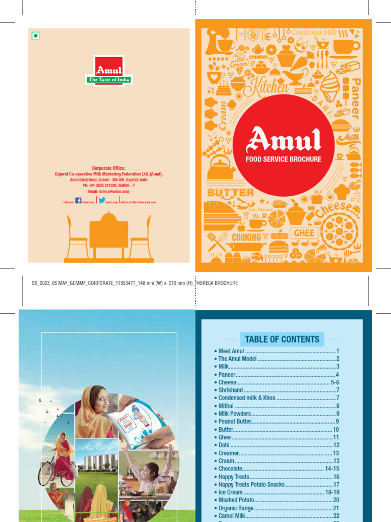 HORECA_BROCHURE_21052024 | PDF | Cheese | Milk