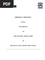 MOU Template for Training Collaboration | PDF | Employment | Memorandum ...