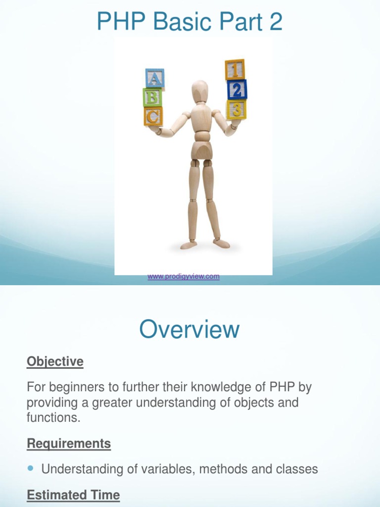 Php Basics Part 2 Pdf Method Computer Programming Class Computer Programming 