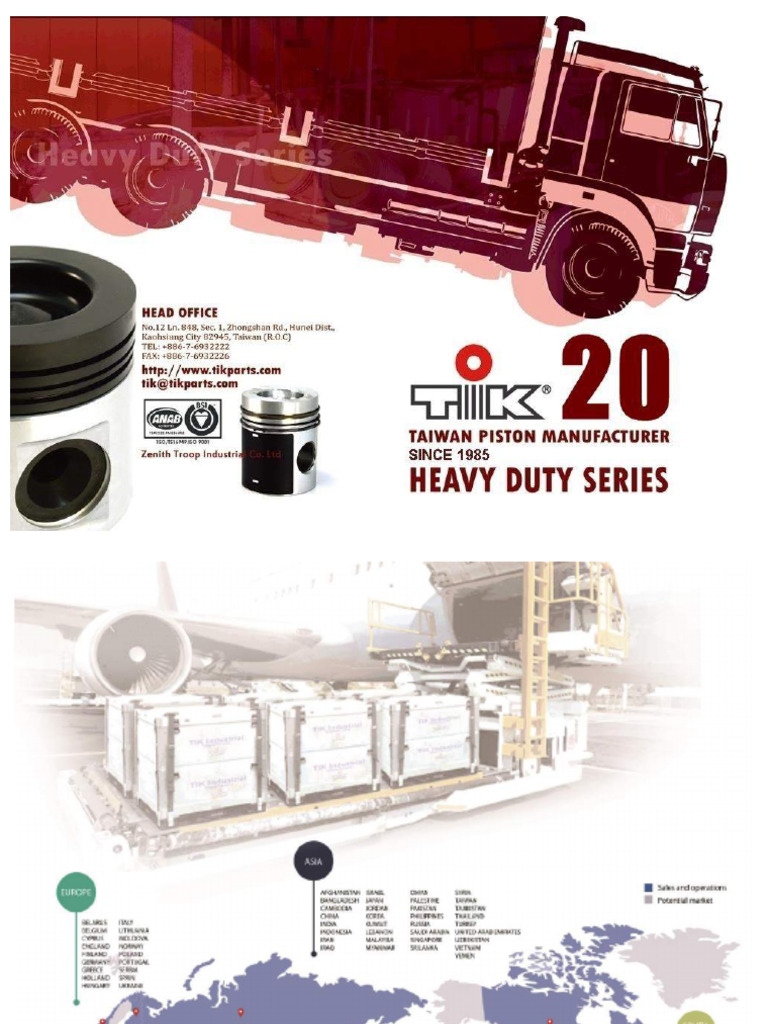 HEAVY DUTY SERIES | PDF | Piston | Cylinder (Engine)