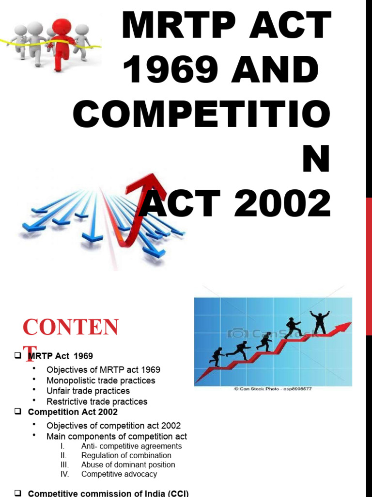 MRTP Act | PDF | Monopoly | Competition