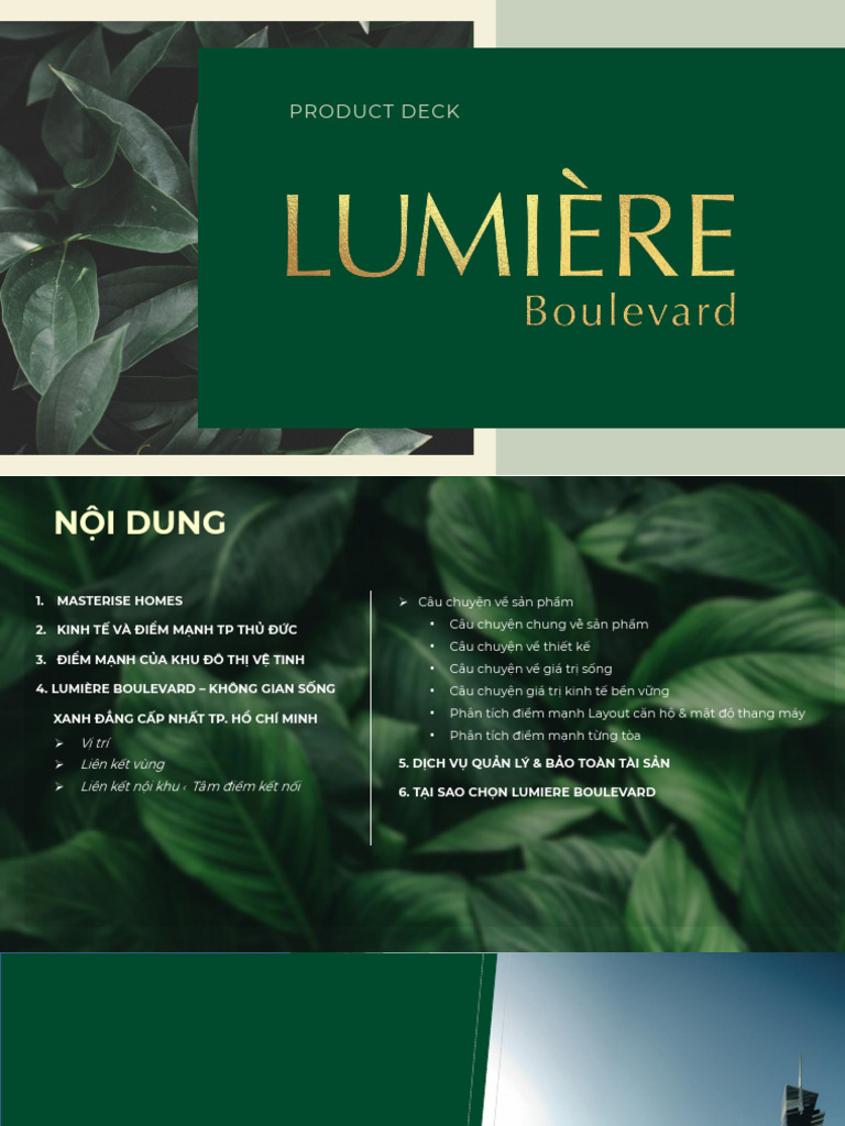 LBV Product Deck Training | PDF