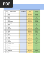 Printable Time in Time Out Sheet A4 | PDF