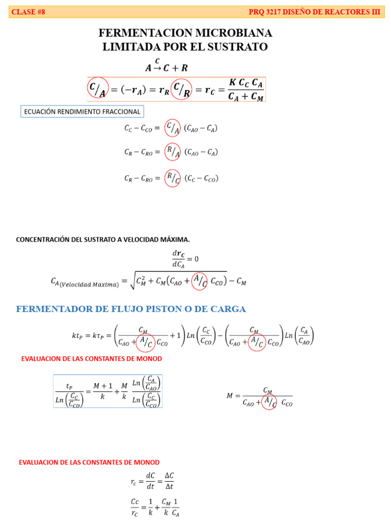 CLASE 8 Reactores 3 - 034408 | PDF