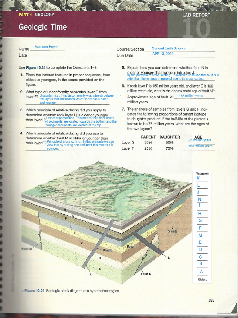 GeologicTime_10 | PDF | Sedimentary Rock | Stratigraphy