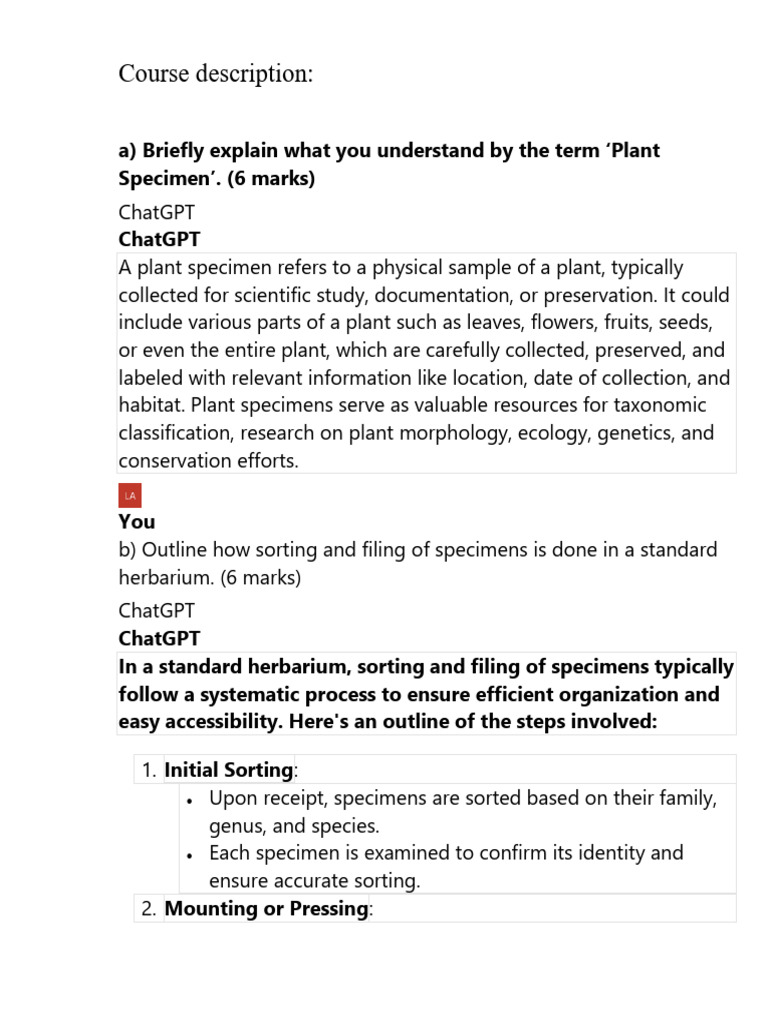 SBT 803 | PDF | Botany