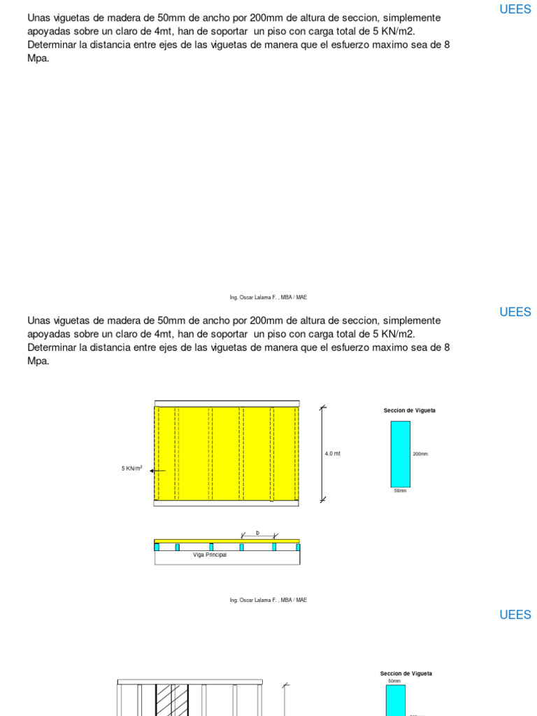 PISOS SEPARACION ENTRE VIGUETAS Envã - o | PDF | Ingeniería estructural ...