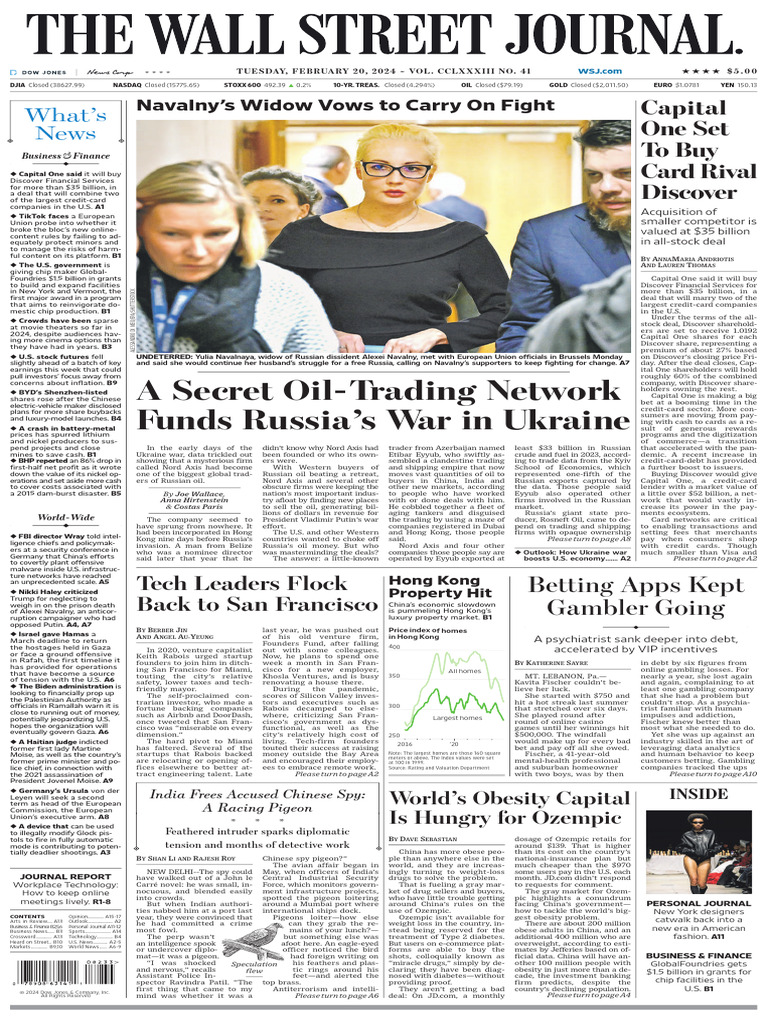 WSJ 2002 | PDF | Credit Card | Economies