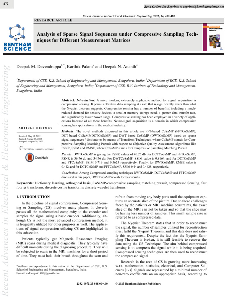 EENG-16-5-02 Free For Posting | PDF | Wavelet | Euclidean Vector