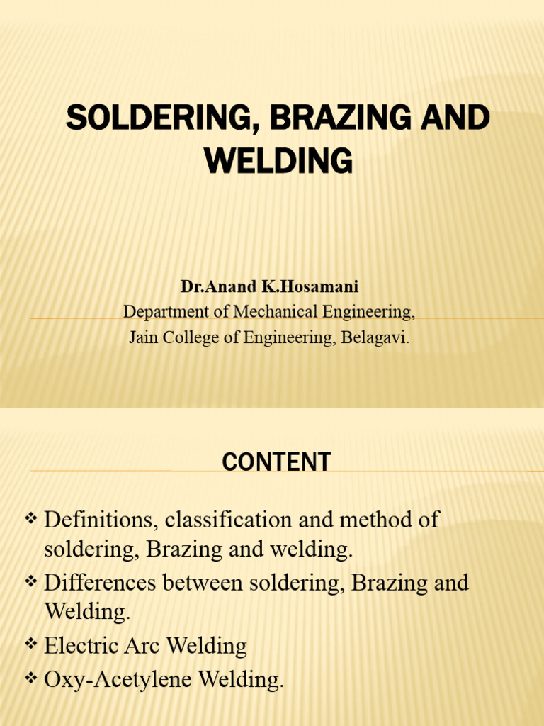 Soldering, Brazing, and Welding Techniques | PDF | Welding | Construction