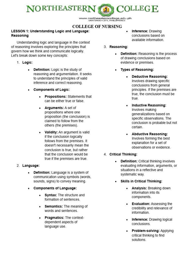Logic Lesson | Download Free PDF | Logic | Fallacy
