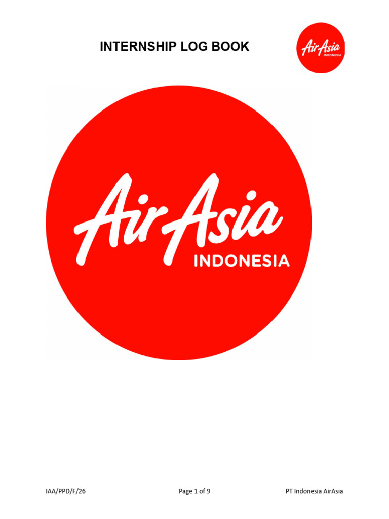 AirAsia Internship Guide | PDF