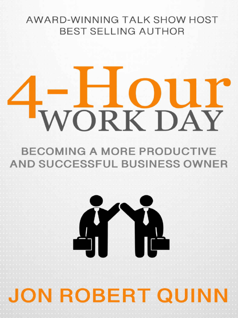 4 Hour Work Day Becoming A More Productive and Successful Business ...