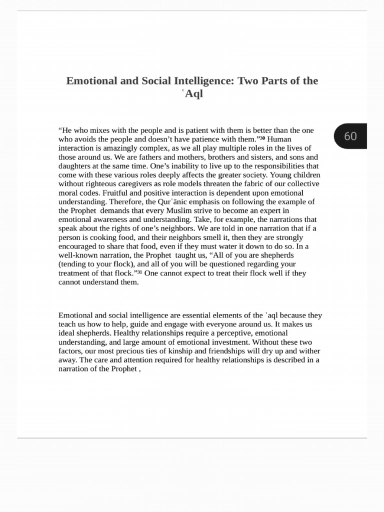 Emotional &social Intelligence | PDF