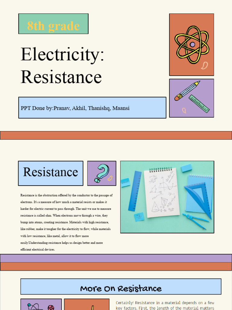 Understanding Resistance and Ohm's Law | PDF | Electrical Resistance ...