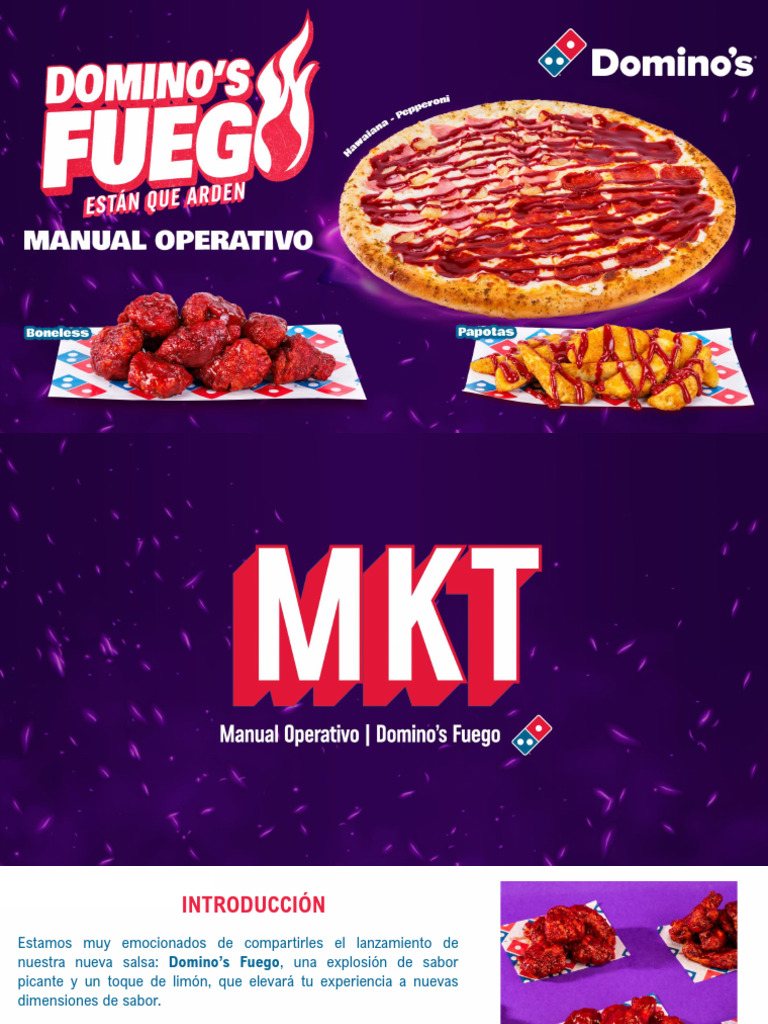 Manual Dominos Fuego - Final - Feb 2024 | PDF | Papel | Alimentos