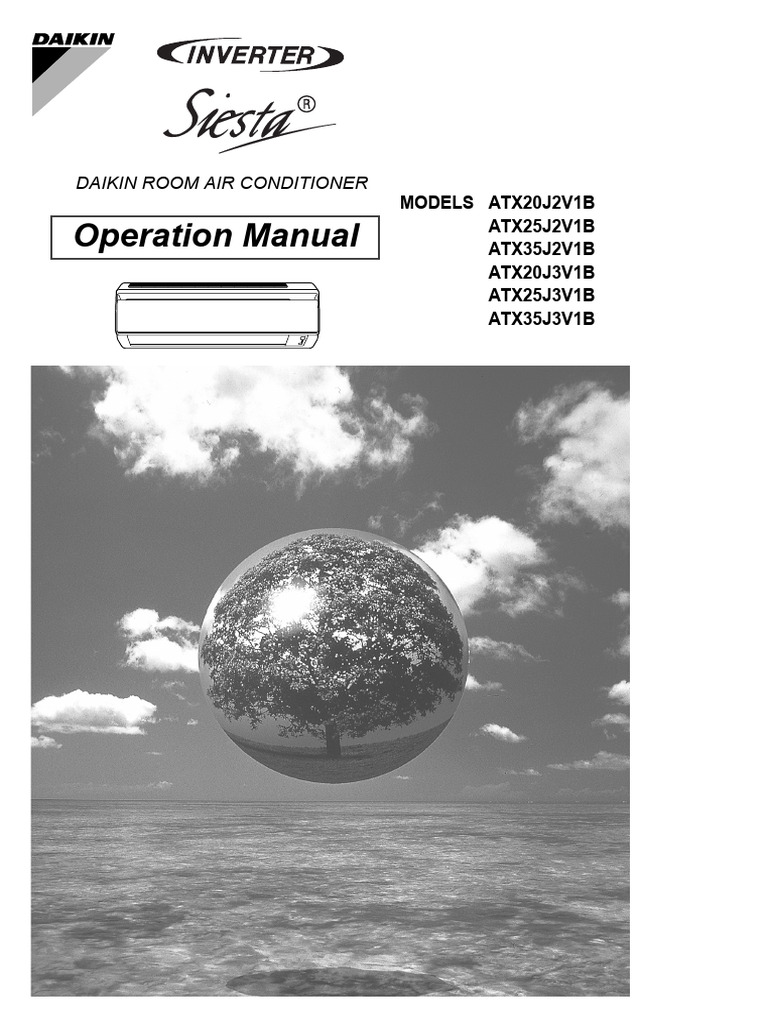 ATX-JV ATX-J3 3PEN291652-2D Operation Manuals English | Download Free PDF | Air Conditioning ...