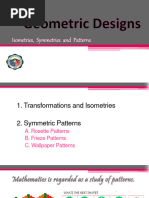 Lesson 4 Frieze Patterns | PDF | Pattern | Symmetry