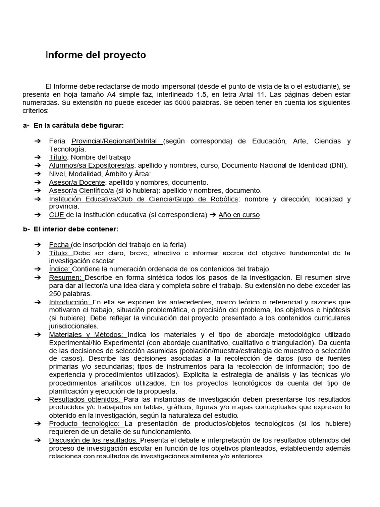 Informe Del Proy | PDF | Cognición | Science