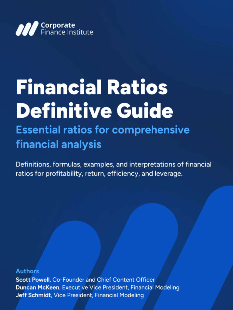 Financial Ratios | PDF