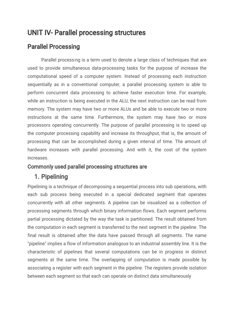 BCA Semester II Computer Organisation and Architecture (COA | PDF