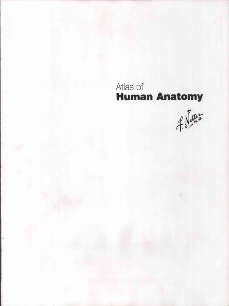 Netter M.D. Atlas of Human Anatomy Fourth Edition | PDF | Human Nose | Neck