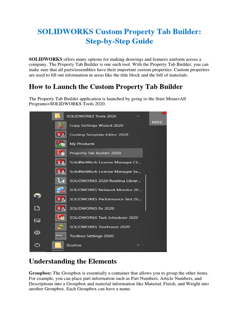 Custom Property Tab Builder (PRODUCTIVITY TOOL) | PDF | Computer File ...