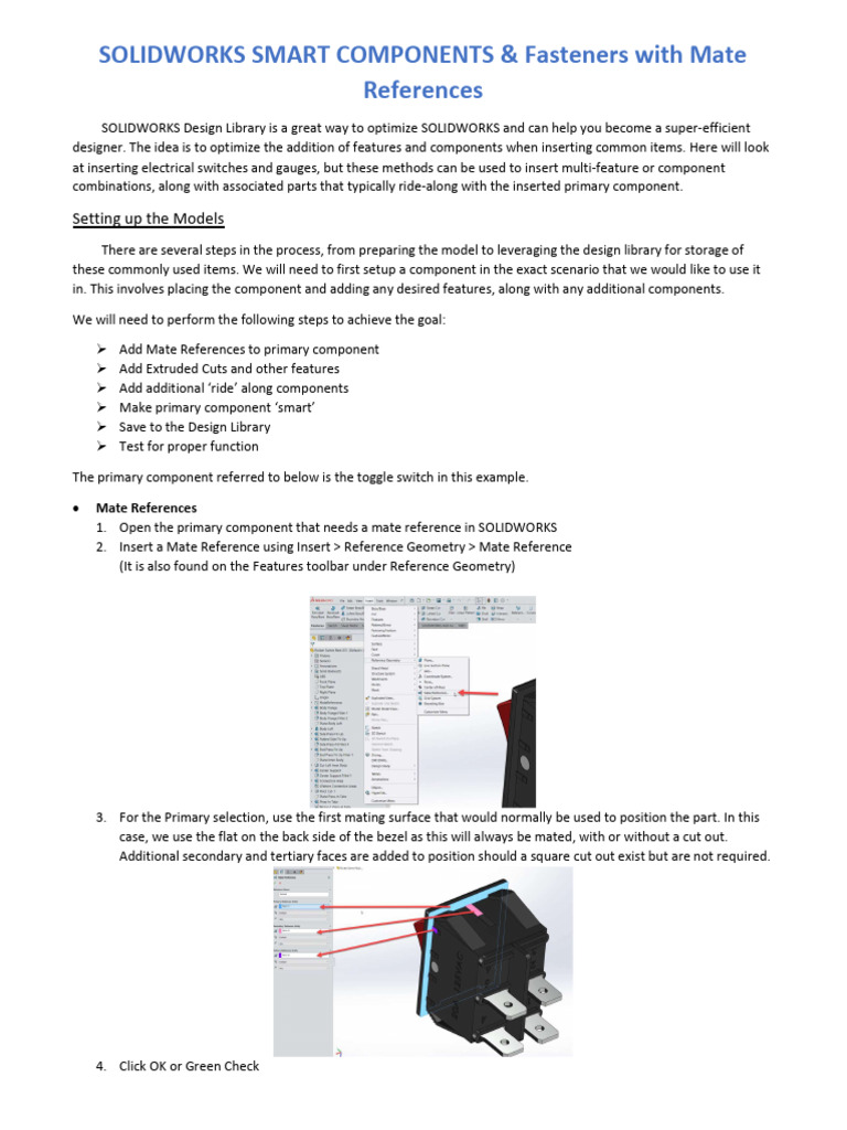 Smart Components & Fasteners With Mate Reference (PRODUCTIVITY TOOL ...