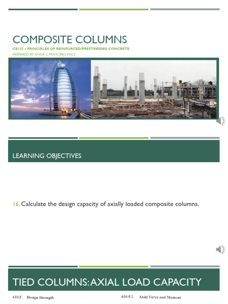 9 Composite Columns | PDF | Column | Concrete