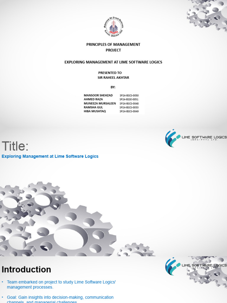 FAB5 - Lime Software Logics | PDF | Collaboration | Performance Appraisal