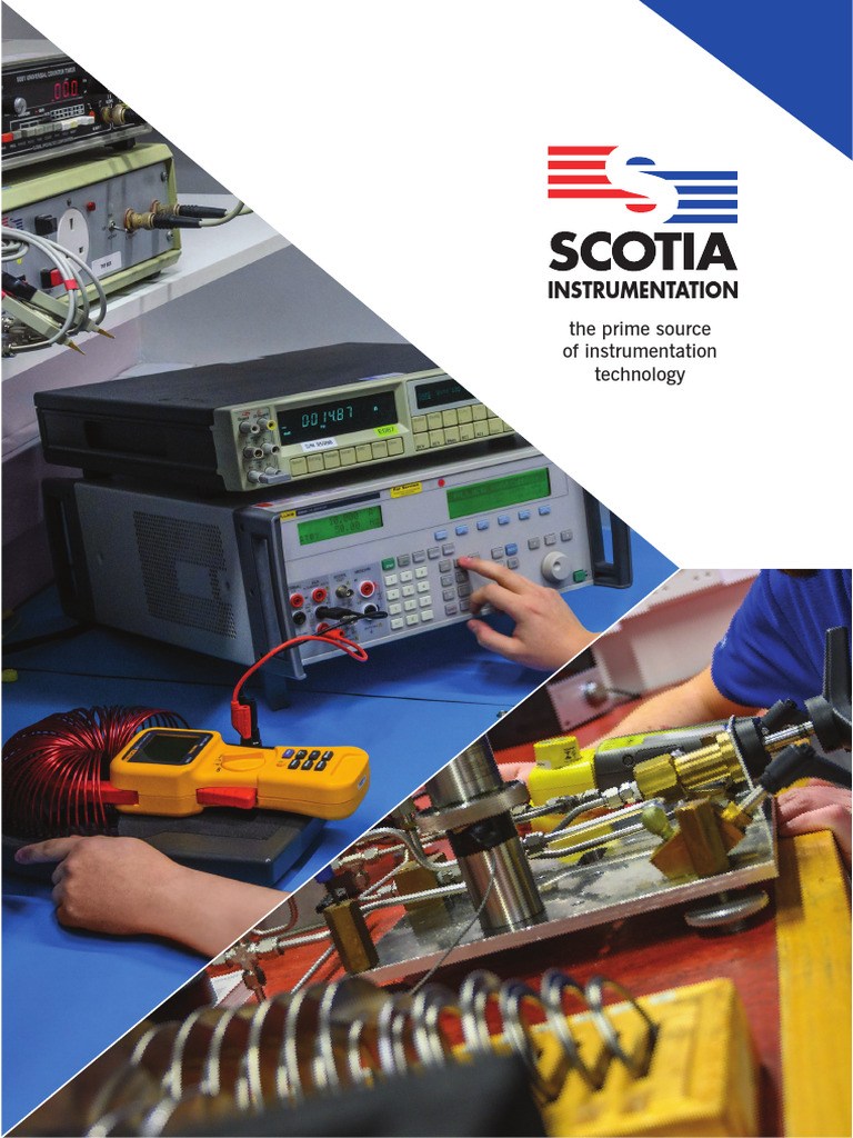 Scotia Instrumentation Brochure | PDF | Calibration | Instrumentation