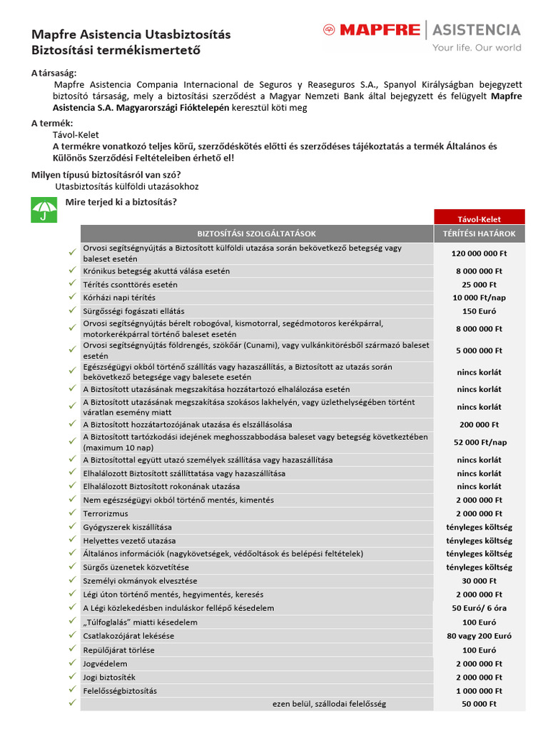 Mapfre Ipid Tavol Kelet Drágább | PDF