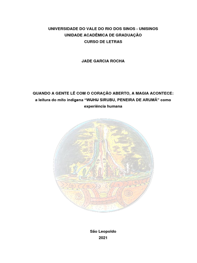 Nós Jade Garcia Rocha | PDF | Discurso | Experiência